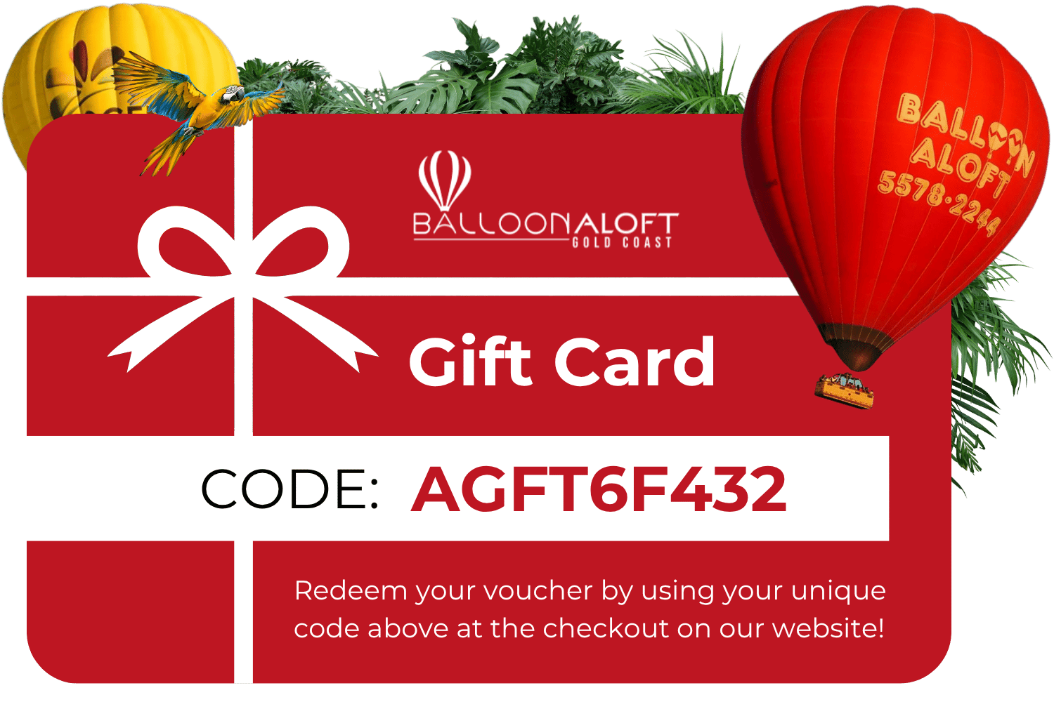 バルーンアロフトギフト券 – Balloon Aloft Gold Coast
